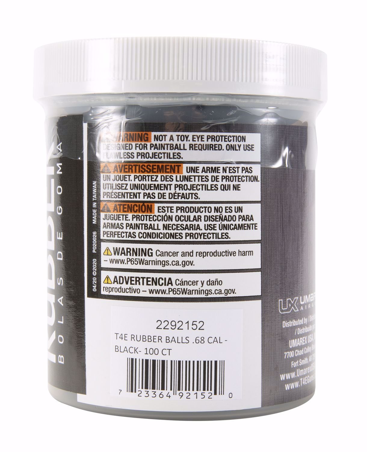 T4E .68 Caliber Rubber Ball Ammo