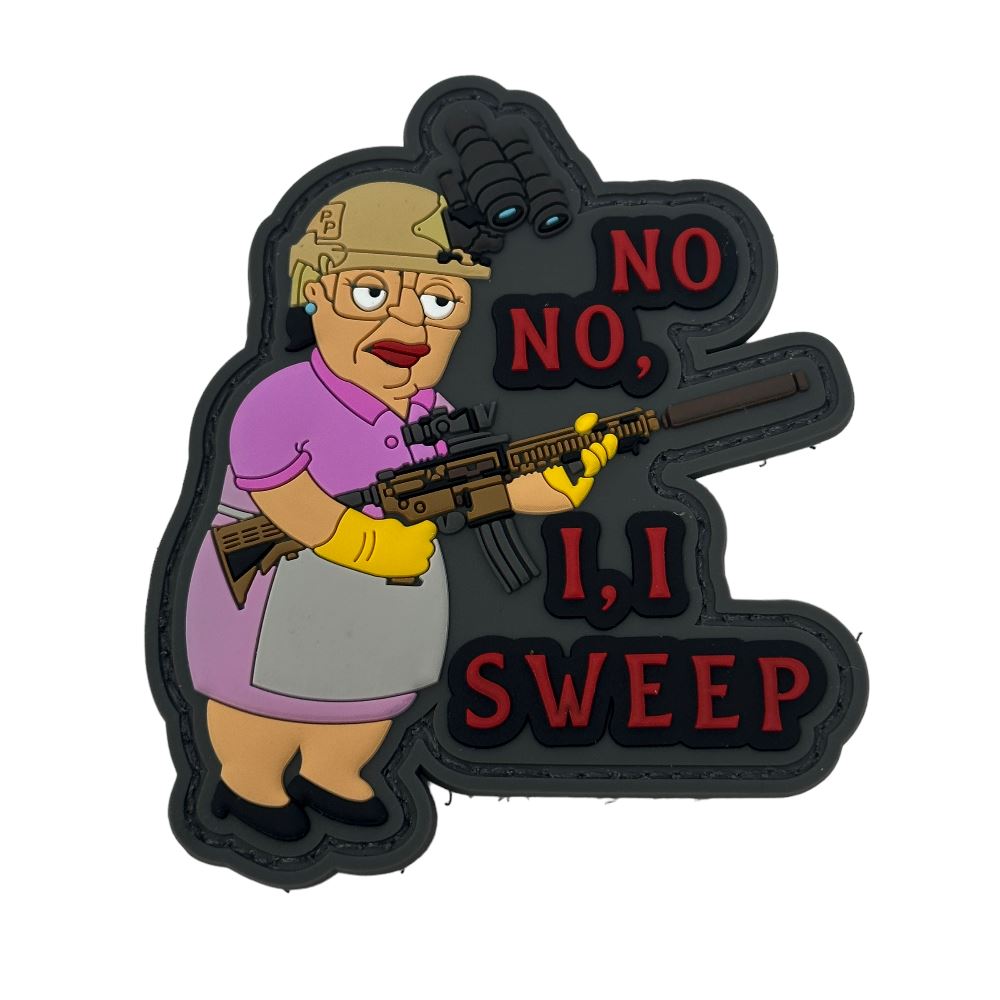 No No, I Sweep Patch + Sticker – HR Tactical Innovations