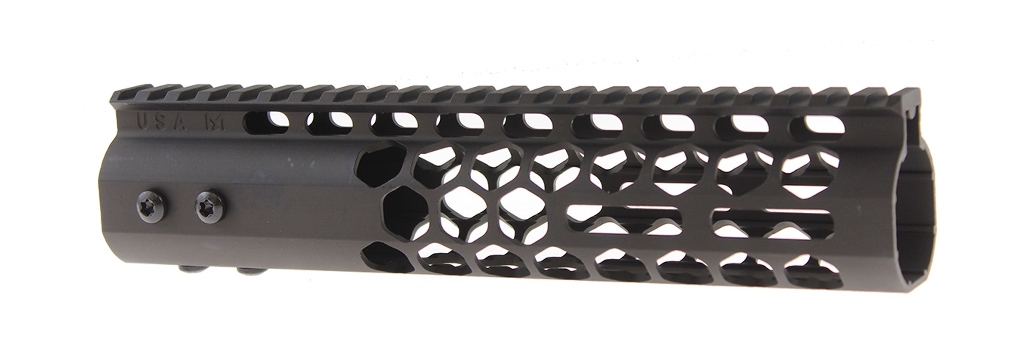 Guntec AirLite Series "Honeycomb" 9" AR-15 M-Lok Freefloat Handguard ...